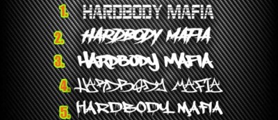 Hardbody Mafia Vinyl Windshield Decal sticker JDM Fits Nissan Classic ...