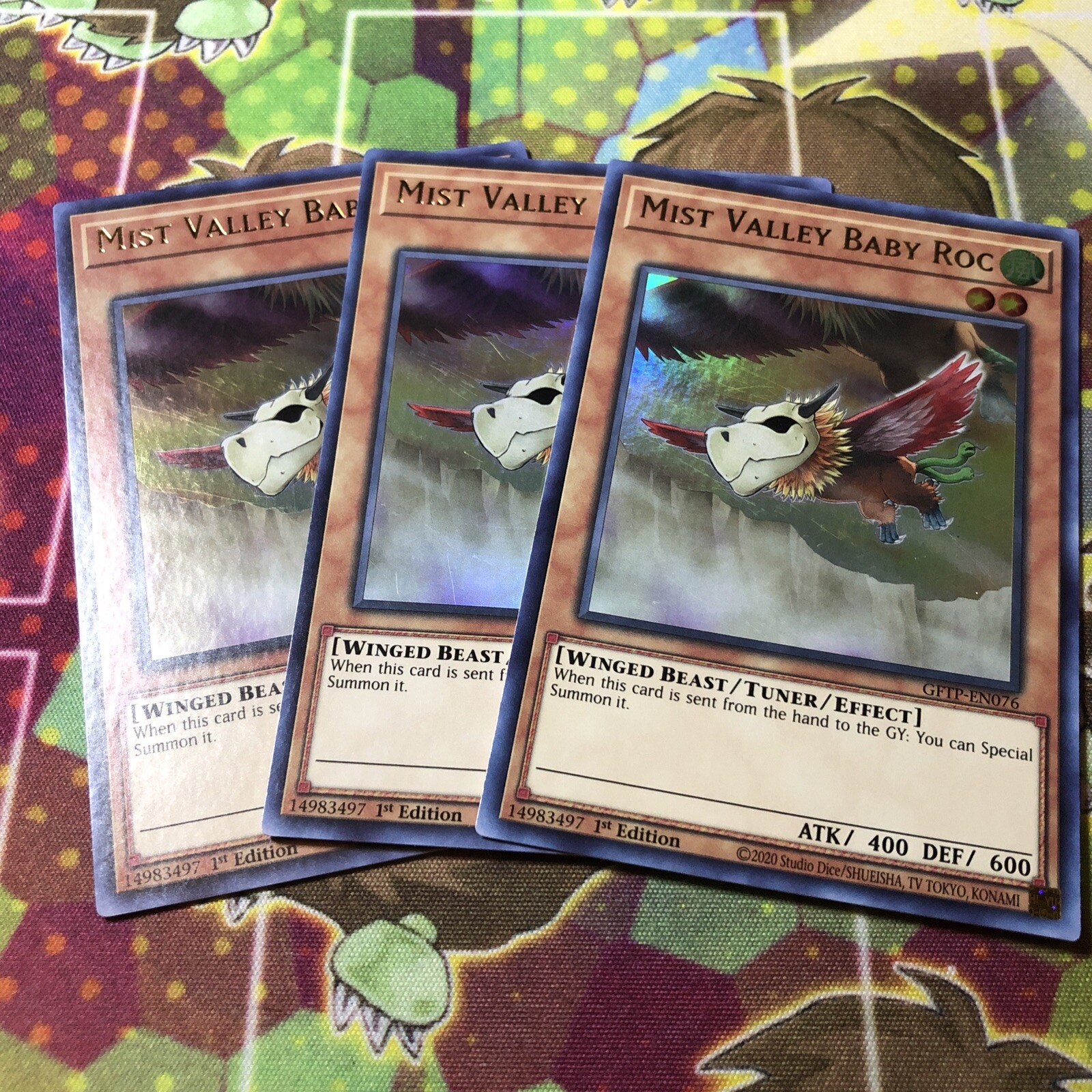 Mist Valley Baby Roc (x3) GFTP-EN076 Yugioh 1st Edition | eBay