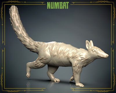 Numbat | Animal 3 | 3dIPStudios | D&D Roleplaying Miniature 32mm | eBay