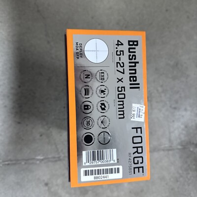 New Old Stock Bushnell Forge 4.5-27x50 RF4275BS1 Rifle Scope Second ...