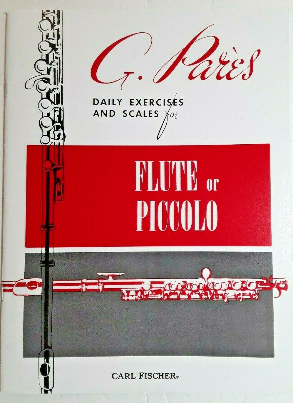 "Pares Scale Studies" for Flute or Piccolo - Carl Fischer Pub. - FREE ...
