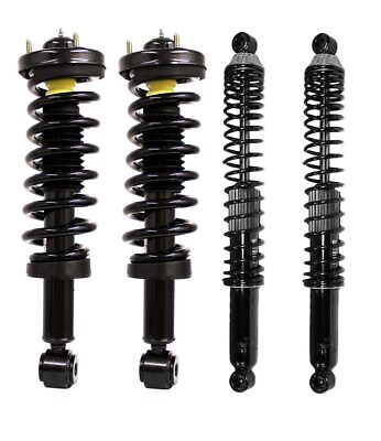 Front Struts Coil Springs & Rear Shocks Monroe Kit For Ford Lincoln ...