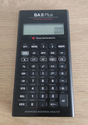 Texas Instruments BA II Plus Professional Calculatrice financière | eBay