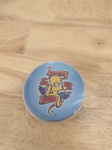 Bart Simpson Round Playing Cards Plastic Case 2007 New | eBay