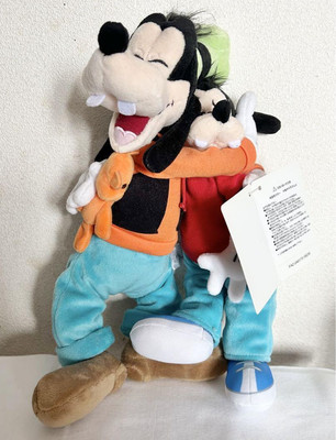 Goofy and Max Hug & Smaile Plush Toy Stuffed Doll Disney Store Limited ...