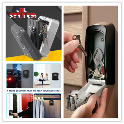 Outdoor High Security Wall Mounted Key Safe Box Code Lock Storage Case ...