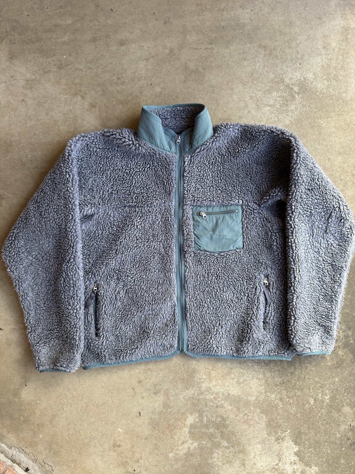 PATAGONIA Retro X Cardigan Deep Pile Fleece Jacket VT… - Gem