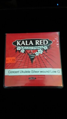 Kala Red Ukulele Strings Concert Ukulele Silver Wound G String | eBay