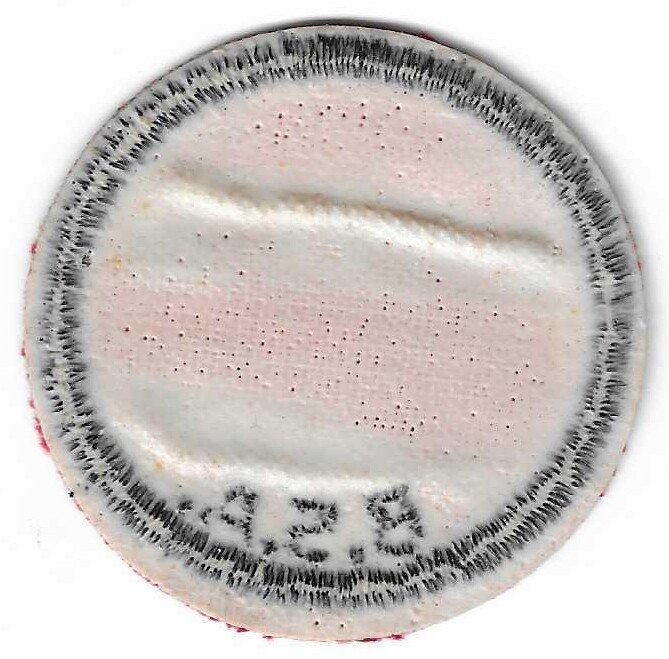 BSA MINT TWILL RED-BLACK PATROL MEDALLION PATCH GLUE GUM BACK BLANK #1 ...