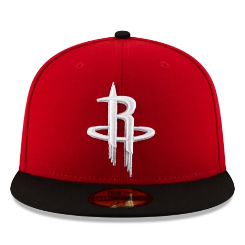 New Era Houston Rockets 59Fifty Fitted Hat NBA Official 2 Tone Color ...