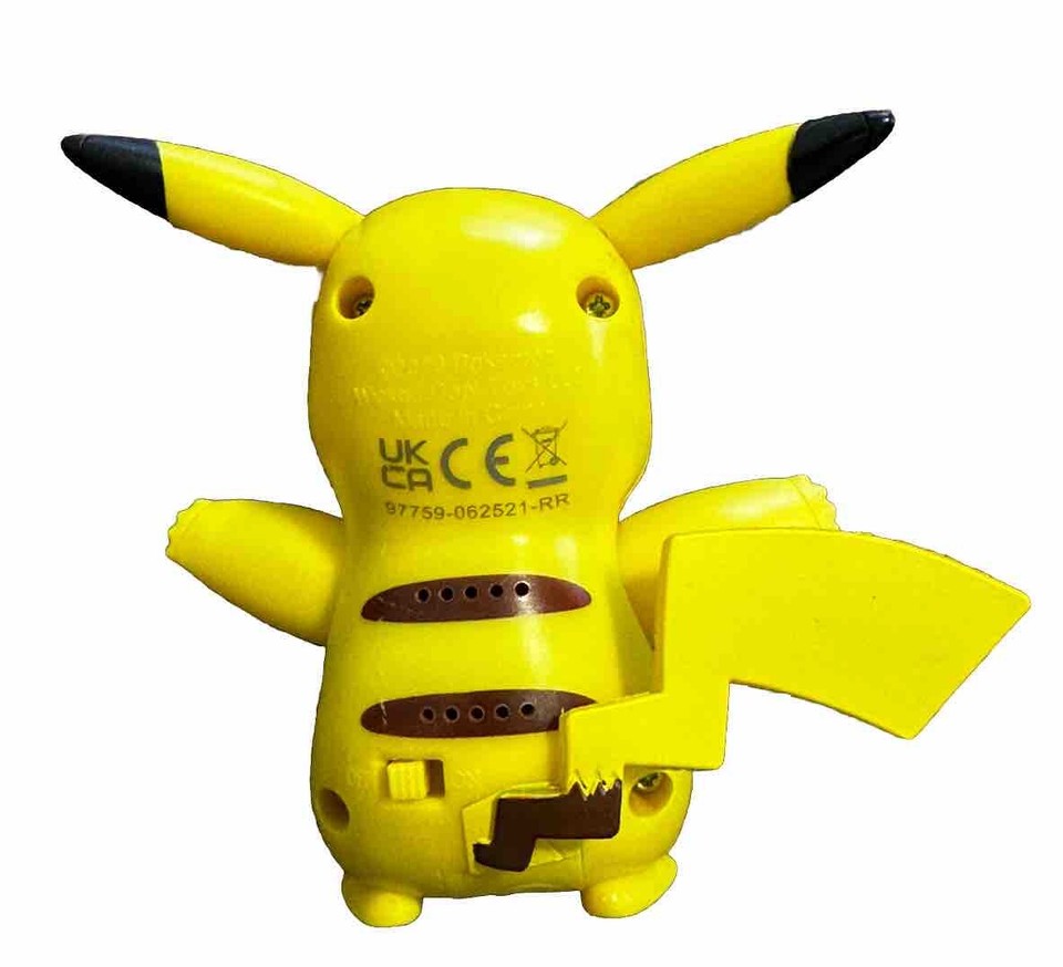 Wicked Cool Toys My Partner Pikachu Talking Interactive Pokemon Figure ...