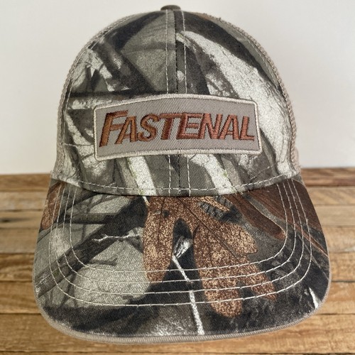 Fastenal Hat Cap Adult Snapback Forest Camo Adjustable Industrial ...