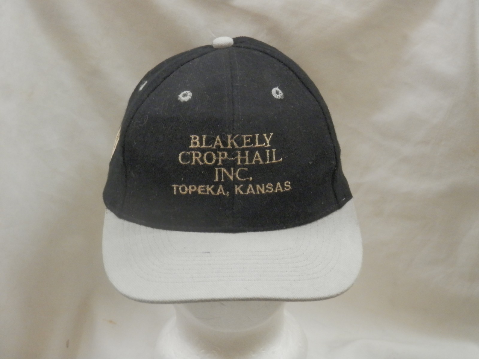 trucker hat baseball cap BLAKELY CROP HAIL INC. TOPEKA KANSAS retro ...