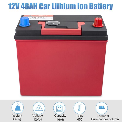 46B24L 12V 40AH Group 51R Lithium Iron Phosphate Battery For Lexus ...