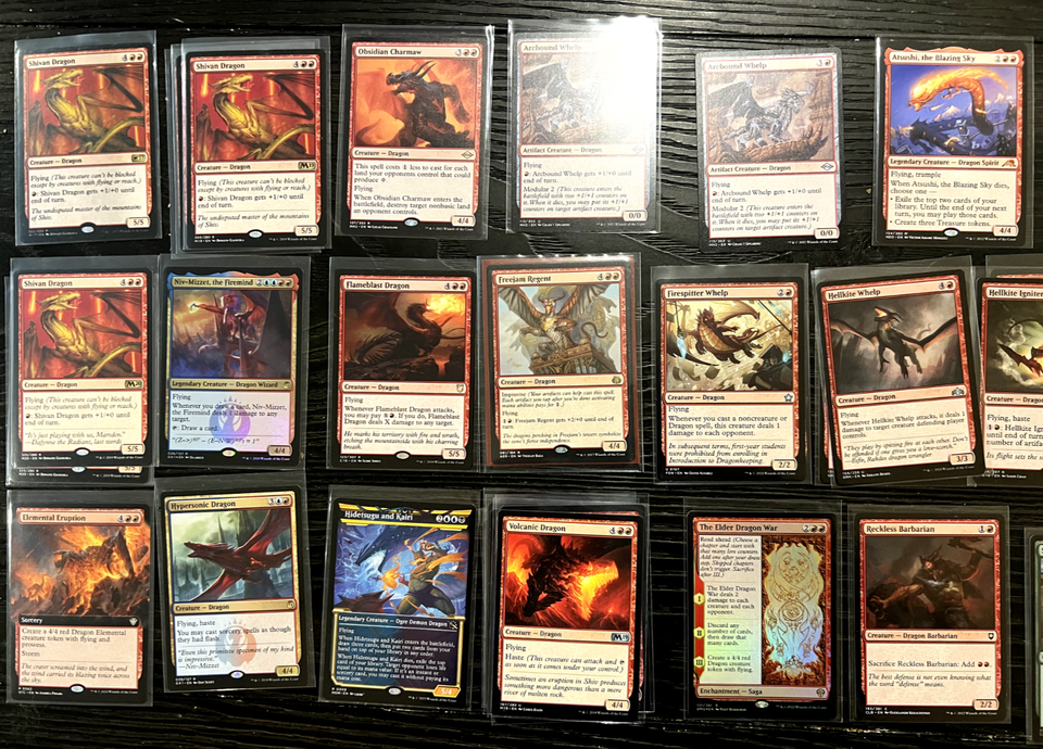 Commander Deck Builder (Dragon Dragons) Magic The Gathering MTG Singles ...