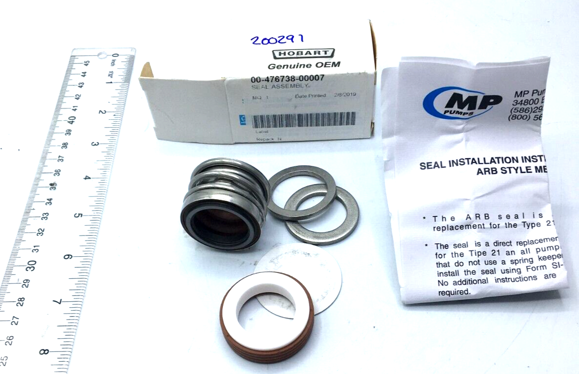 Hobart Pump, Mechanical Seal Assembly 00-476738-00007 New | eBay