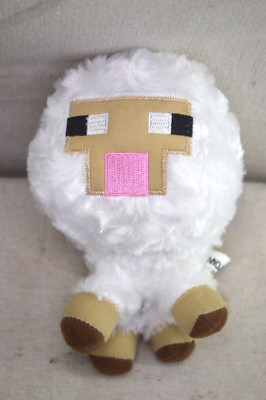 Minecraft Baby Sheep 7'' Soft Plush Toy 2014 Fuzzy Soft Hot Topic | eBay