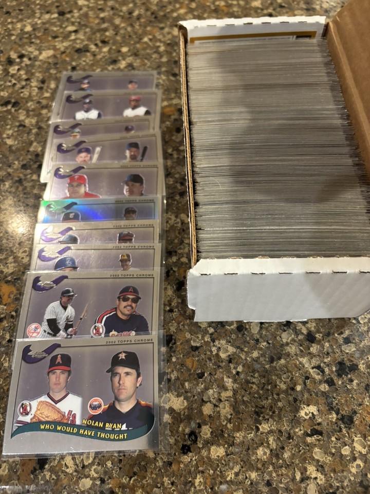 2002 Topps Chrome Traded Complete Baseball Set #T1-T275 | eBay