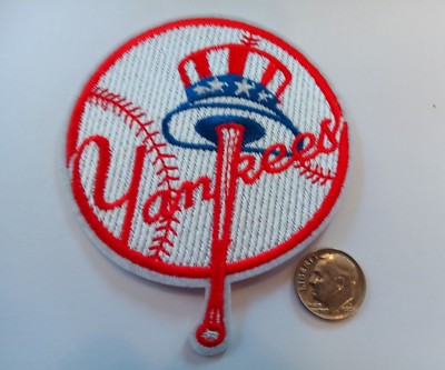 NEW YORK YANKEES Embroidered Iron On Patch 3.5"x 3" MLB | eBay
