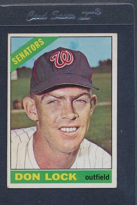 1966 Topps #165 Don Lock Senators VG/EX *2483 | eBay