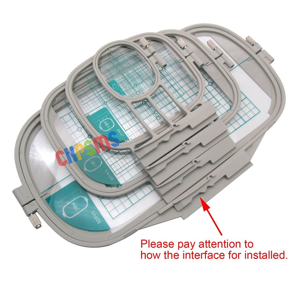 Embroidery Hoop Fit Brother ULT2003D 2002D Galaxie3000 BabyLock ESG ...