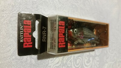 RAPALA RNR 07 S VINTAGE NIB RNR-07 SILVER UNOPENED RNR-7 IRELAND RNR 7 ...