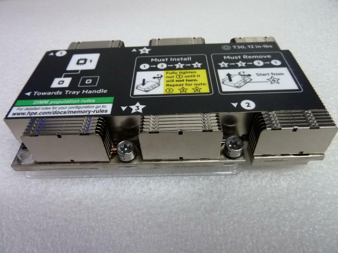 HP Apollo 2000 Rear CPU Heatsink Gen10 P/N: 880011-002 / 869836-002 / ...