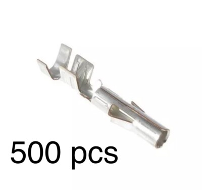 500 New Pin Female Molex Connector Pins 02-08-1201, Series 8980, 0.0825 ...