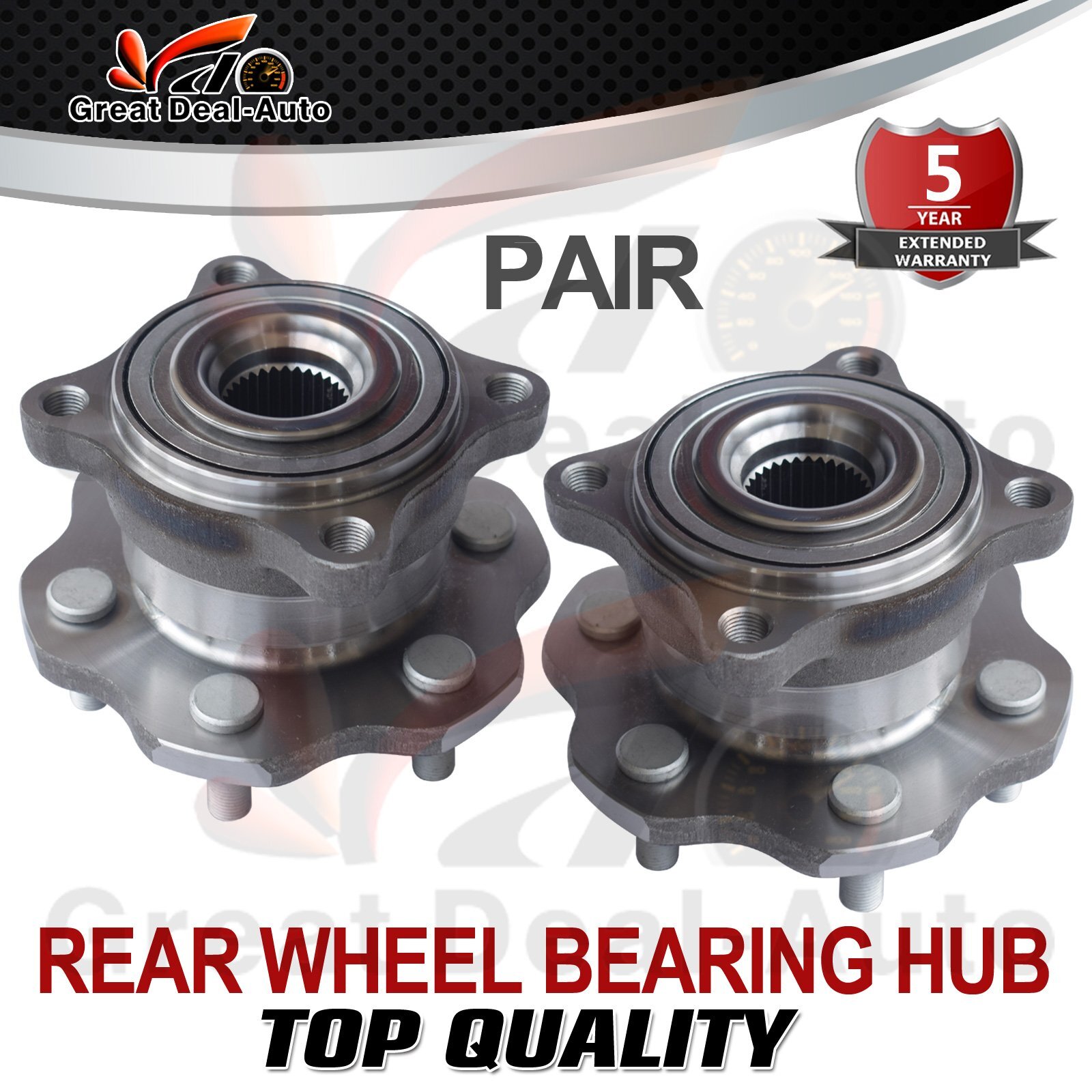 Pair Hubs For Nissan Pathfinder R51 Rear Wheel Bearing Hub Assembly 2005-2013 | eBay