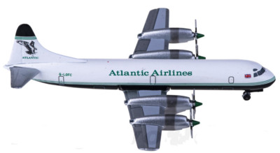 1:400 AeroClassics Atlantic Airlines Lockheed L-188 Plane Diecast ...