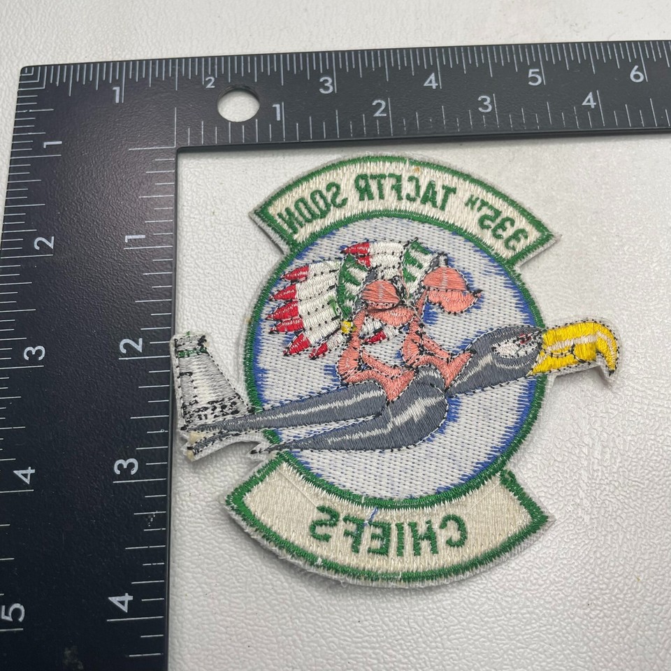 United States Air Force 335TH TACTICAL FIGHTER SQUADRON CHIEFS Patch ...