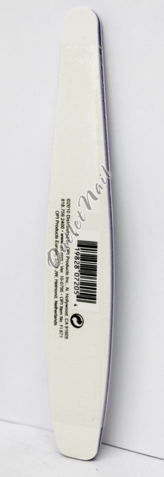 OPI Nail Tools EDGE File Silver 180/400 Grit Cushioned Board - 48 files ...