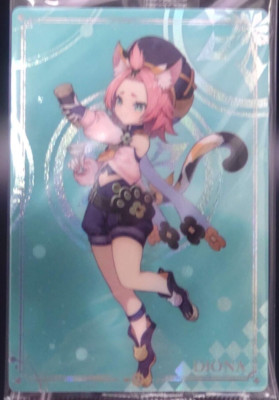 Diona Bandai Genshin Impact Wafer Cards Foil miHoYo Japanese Unopened N ...