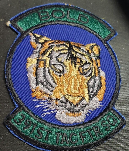 USAF Air Force Military Tiger Patch 391st Tactical Fighter Squadron | eBay