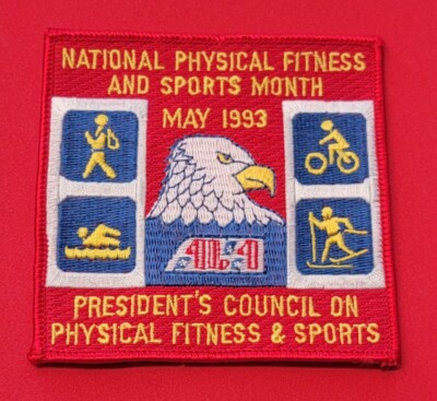 1993 AVA VOLKSSPORT National Physical Fitness Month Patch | eBay