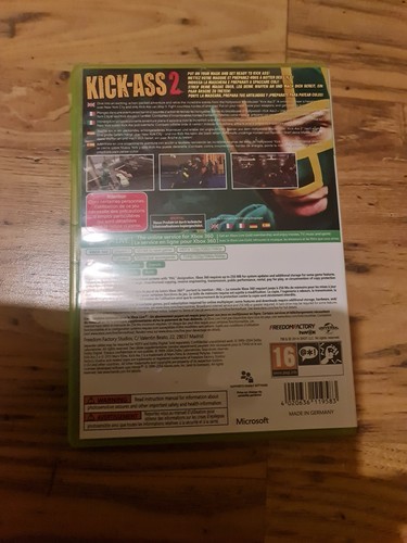 Kick Ass 2 Microsoft Xbox 360 2014 PAL No Manual Tested Working Very ...