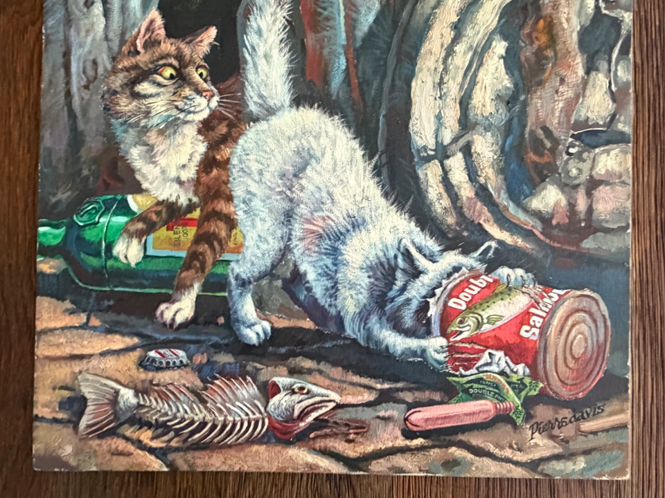 ORIGINAL VINTAGE OIL PAINTING SEX TO SEXTY COVER ART #95 BY PIERRE ...