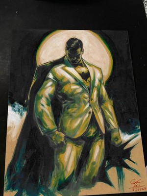 Batman Art Print Signed 8.5x11 | Art by Keyeske | eBay