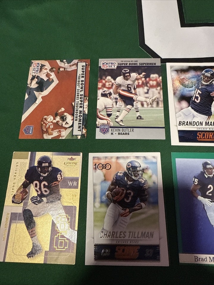 Vintage 90 Chicago Bears cards pro set with 2 2014 score hot 100s lot ...