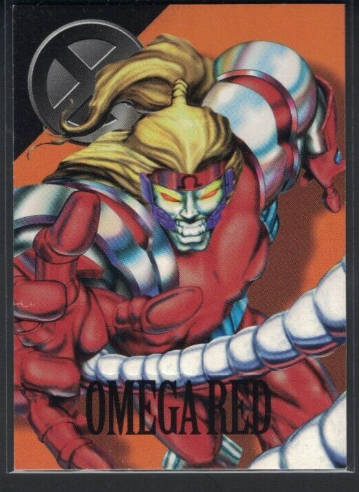 1996 Fleer Skybox Marvel Vision Embossed Omega Red #46 EX | eBay