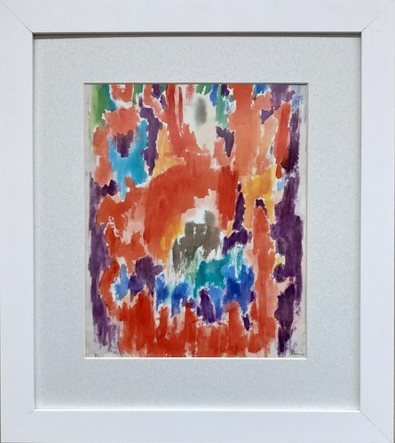 Alma Woodsey Thomas "Untitled Watercolors, 1960's" New Custom Framed ...
