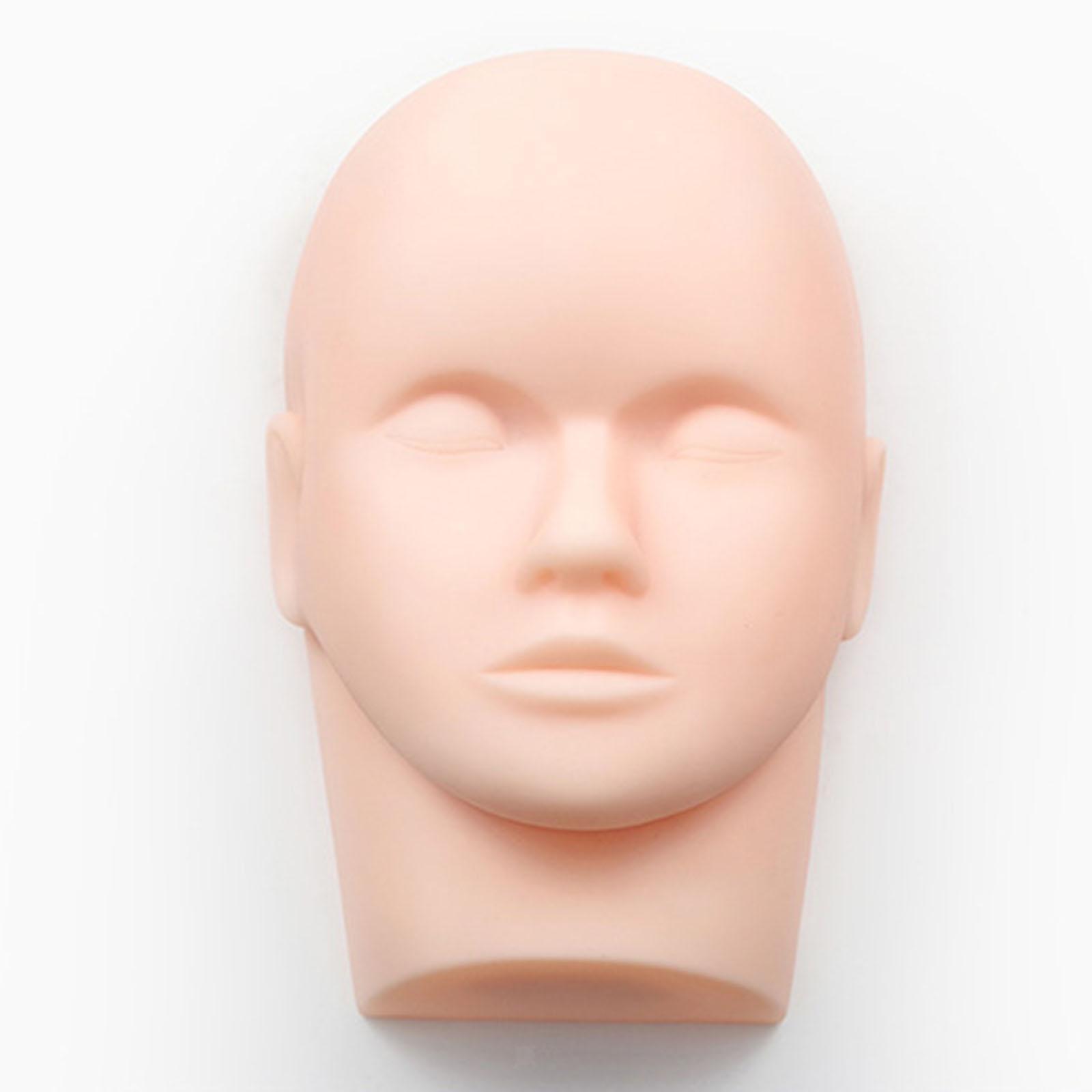 Eyelash Extension Mannequin Head Makeup Practice Head for Stylist Salon ...