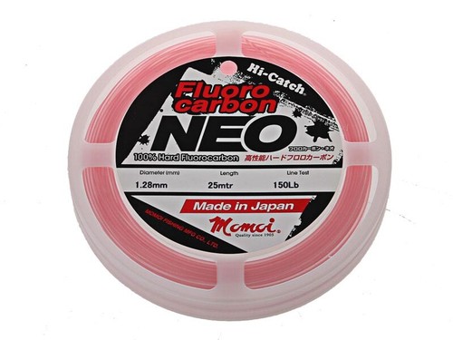 Momoi Hi-Catch NEO Fluorocarbon Pink 25m 60lb | eBay Australia