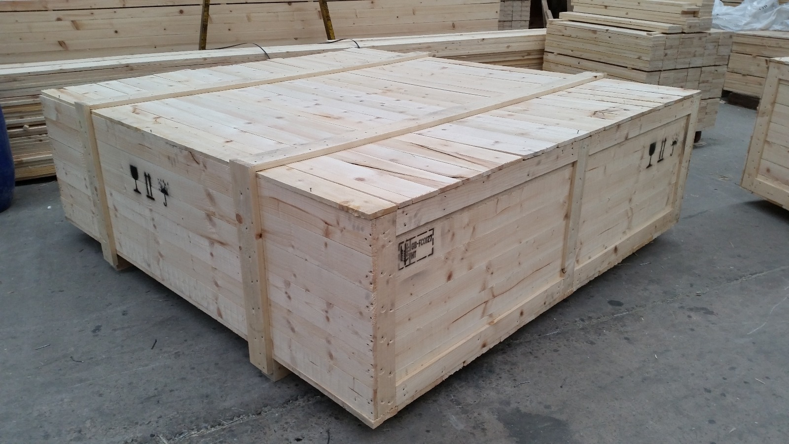 Wooden Shipping Crates - Export Packing Cases / Boxes - 1m x 1m x 1m ...