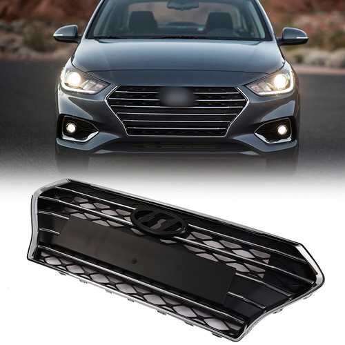 Front Upper Bumper Grille 86350-J0000 for 2018 2019 2020 Hyundai Accent ...