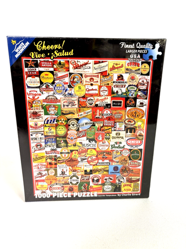 White Mountain Cheers! 1000 Piece Jigsaw Puzzle New Sealed In Box "Beer ...