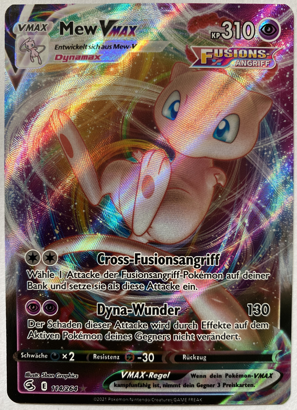 Pokemon Mew VMAX | Deutsch 114/264 Fusionsangriff | Near Mint | eBay.de