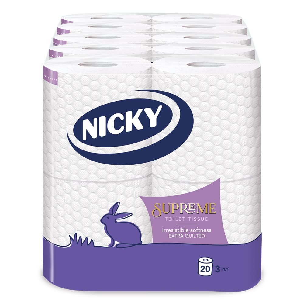 Supreme Toilet Paper Andrex Supreme Quilts Toilet Roll 4 Rolls