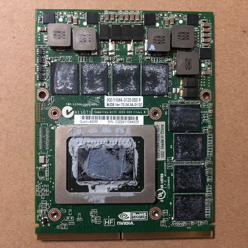 For Dell M6600 Nvidia Quadro 4000M 2GB Video Graphics Card 0HGXY3 | eBay