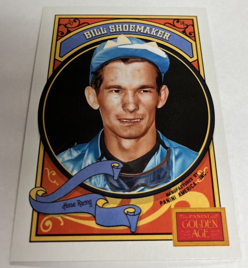 2014 Panini Golden Age WHITE BORDER SP #109 Bill Shoemaker (Hall of ...